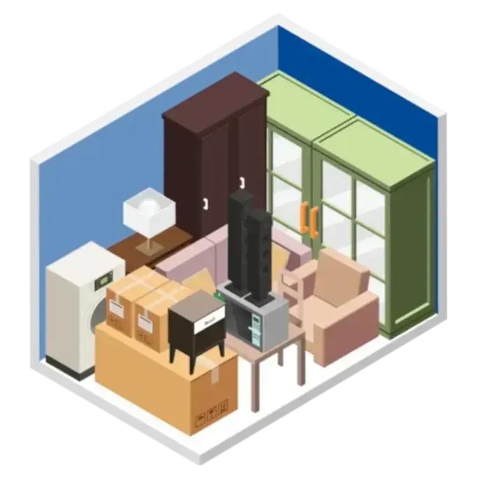 M Storage Room (46 - 65 sq ft) | Visual Size Estimator | StorHub